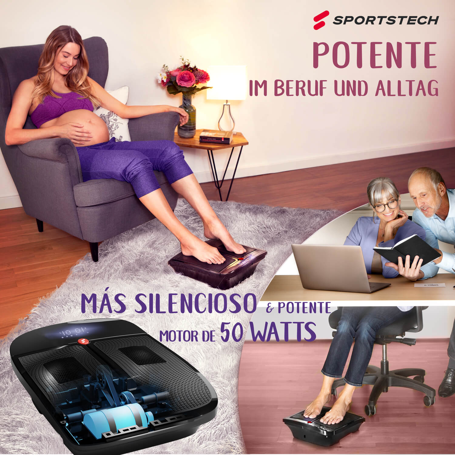 VX350 Plateforme vibrante | SPORTSTECH