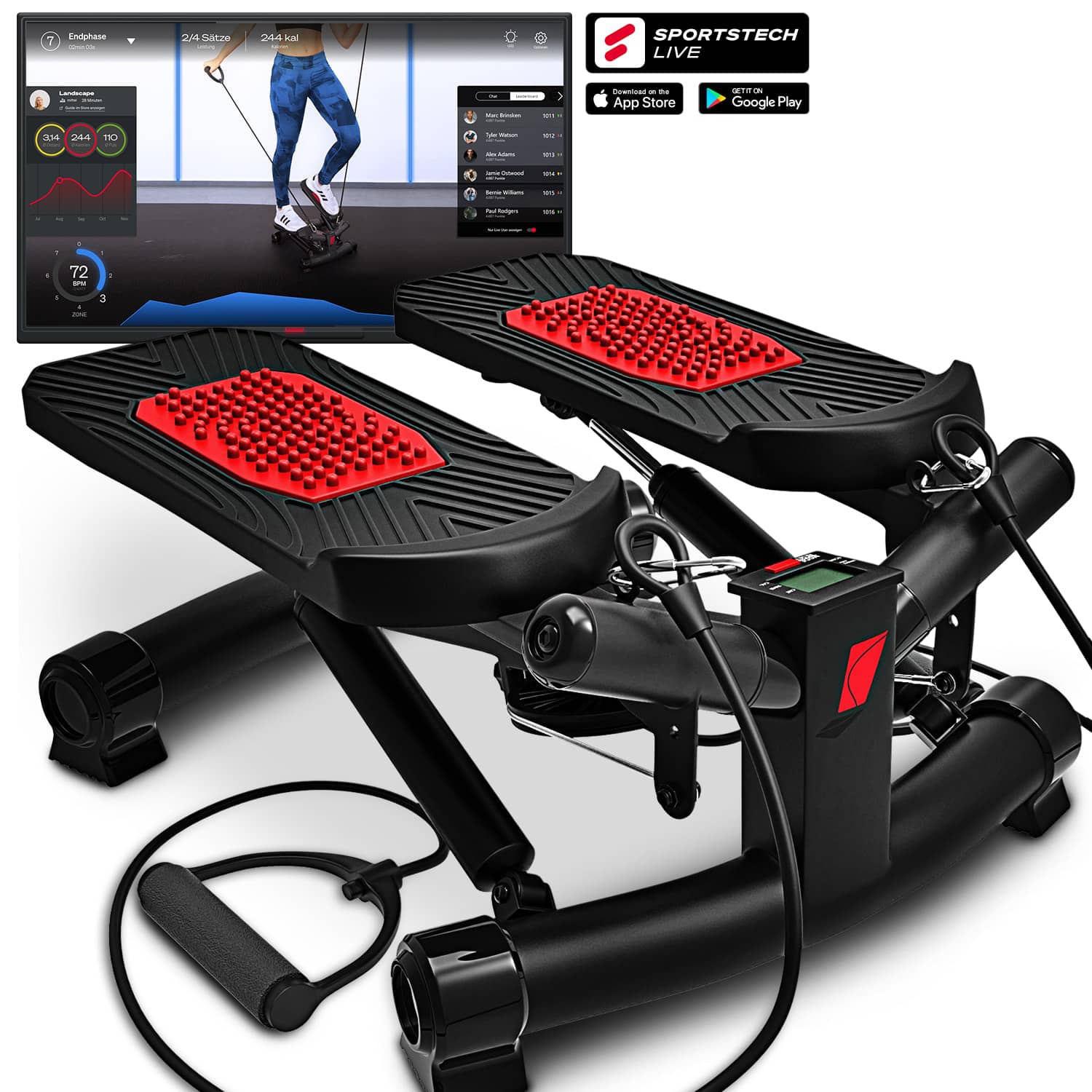 STX300 Stepper avec réflexologie plantaire | SPORTSTECH