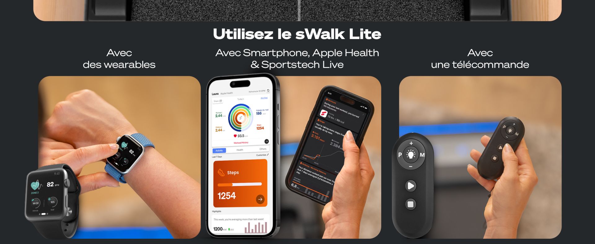 Achetez Tapis de course swalk lite | Sportstech
